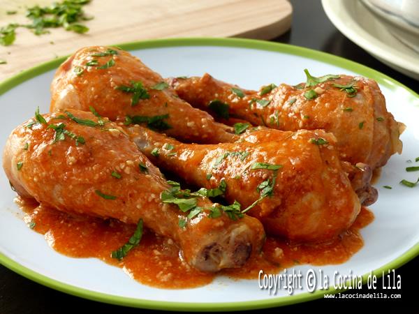 Pollo en salsa de almendras - La Cocina de Lila
