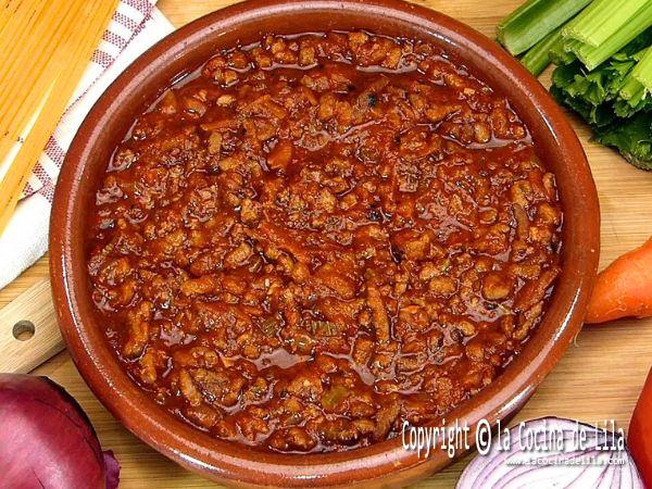 Salsa bolognesa - La Cocina de Lila